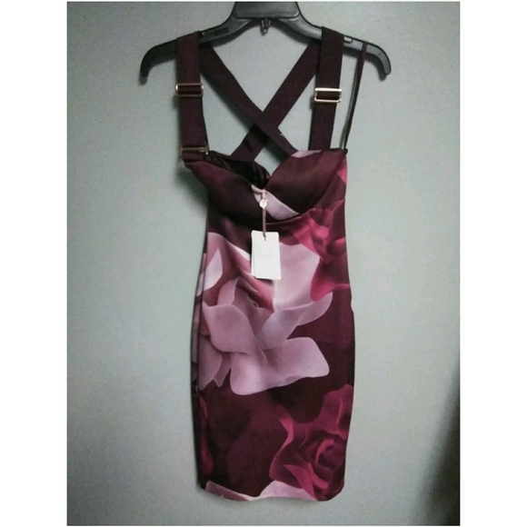 Ted Baker | Dresses | Ted Baker Mallie Porcelain Rose Bodycon Dress ...
